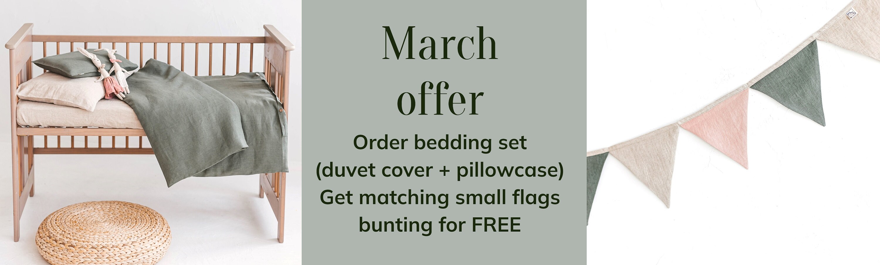 Minimalist Baby Toddler Bedding Big Checks Linen Bedding Set | Etsy