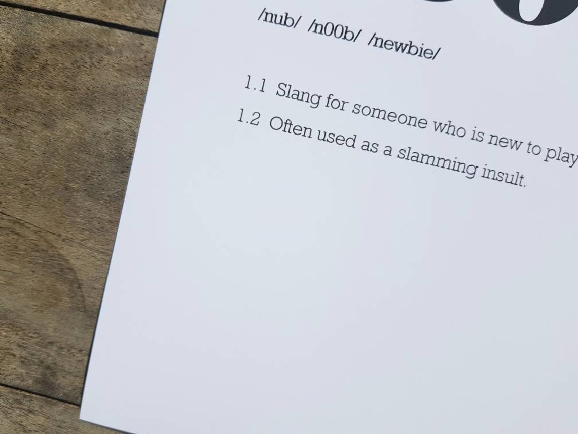 Noob Print Gamer Poster Gaming Wall Prints Dorm Room Decor - Etsy