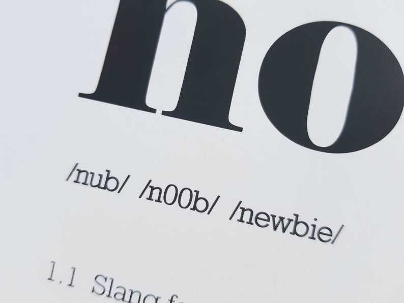 Noob Print Gamer Poster, Gaming Wall Prints, Dorm Room Decor, Digital ...