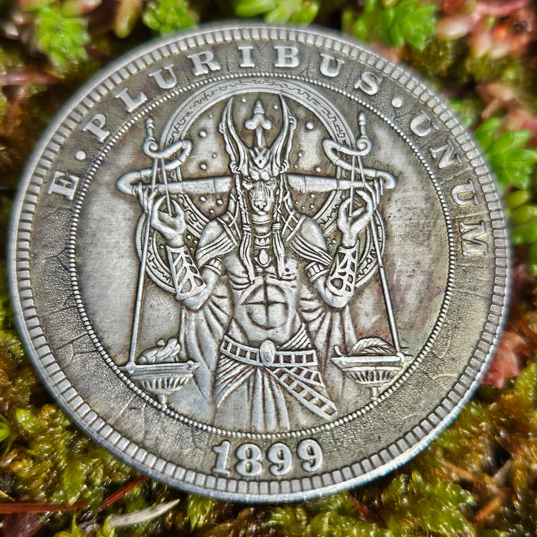 Demonic Dollar Coin E Pluribus Unum - Etsy