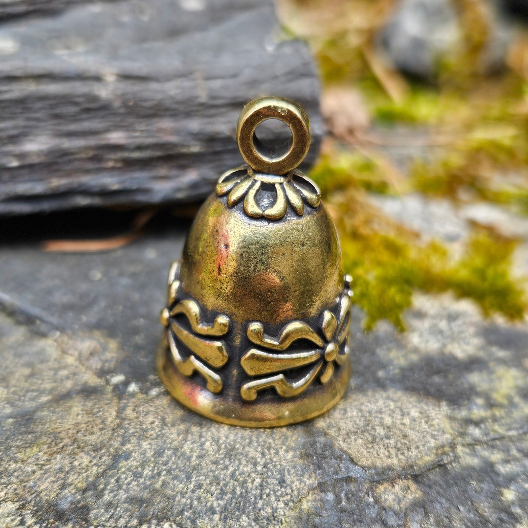 Small Brass Bell Goblin / Guardian Bell - Etsy
