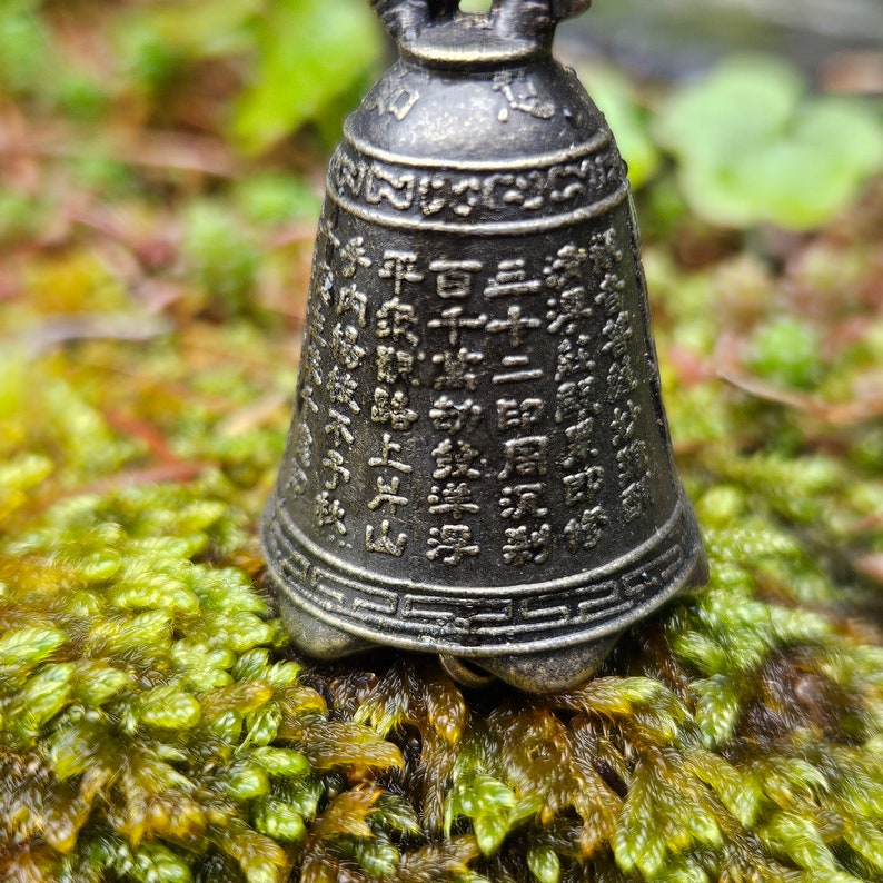 Small Bronzed Alloy Guanyin Guardian Goblin Bell - Etsy