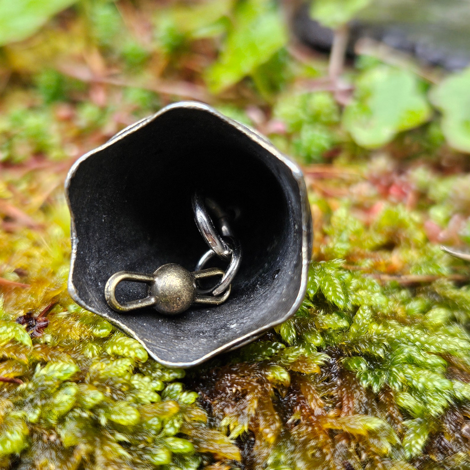 Small Bronzed Alloy Guanyin Guardian Goblin Bell - Etsy