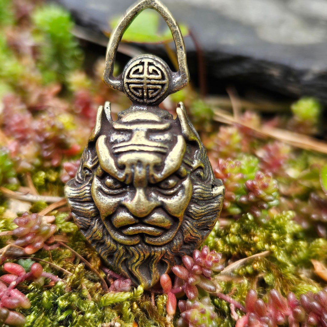 Small Brass Zhong Kui Bell Goblin Guardian Bell - Etsy