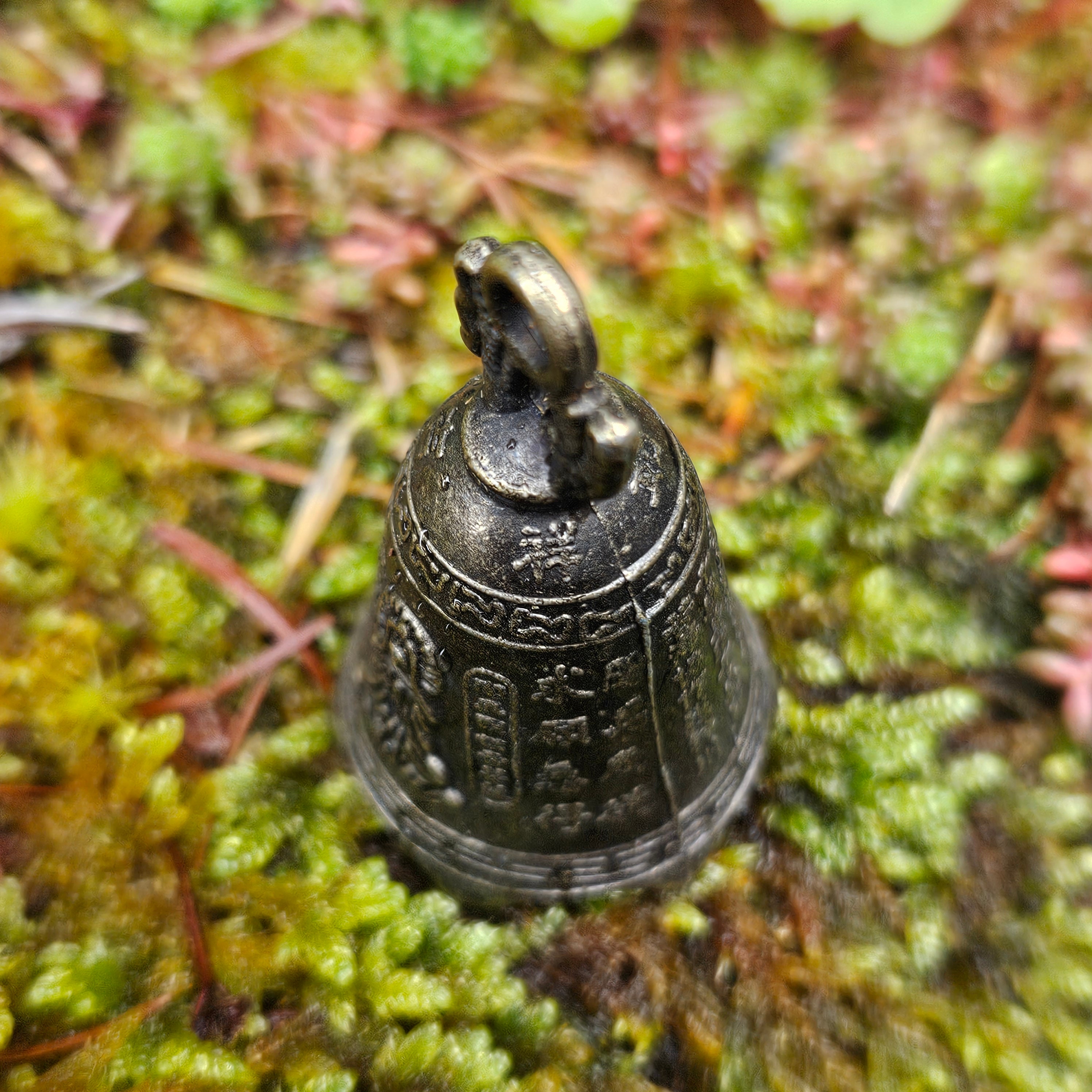 Small Bronzed Alloy Guanyin Guardian Goblin Bell - Etsy