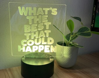 Led Acrylic Sign - Etsy