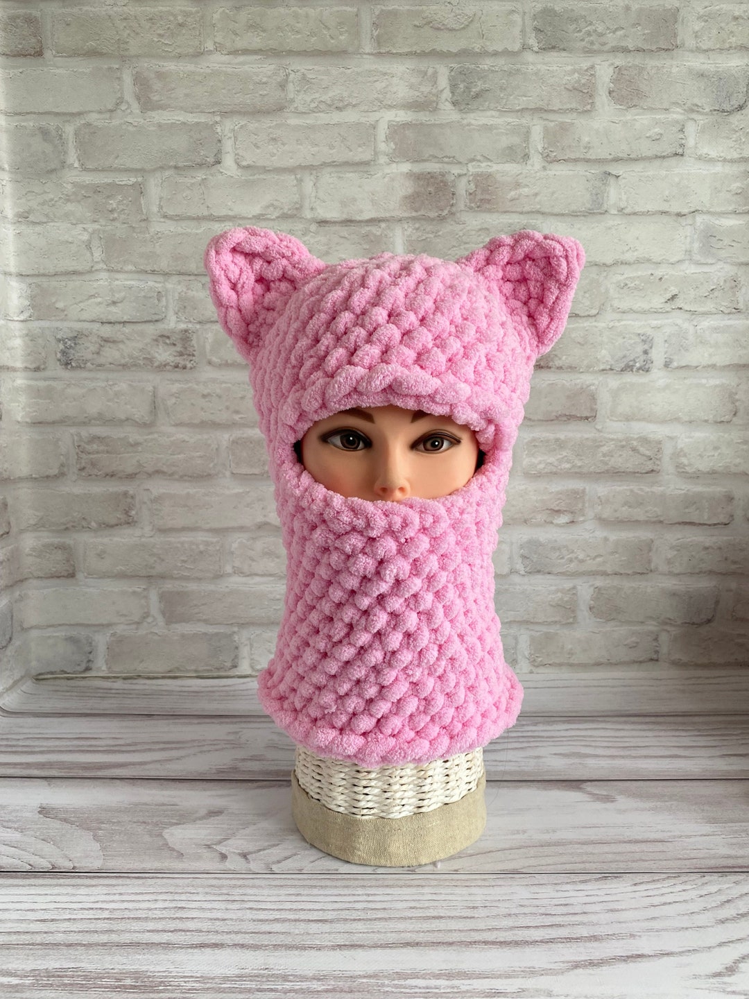 Winter Quadrober Hat Cat Quadrobist Mask Custom Balaclava Hooded Warm ...