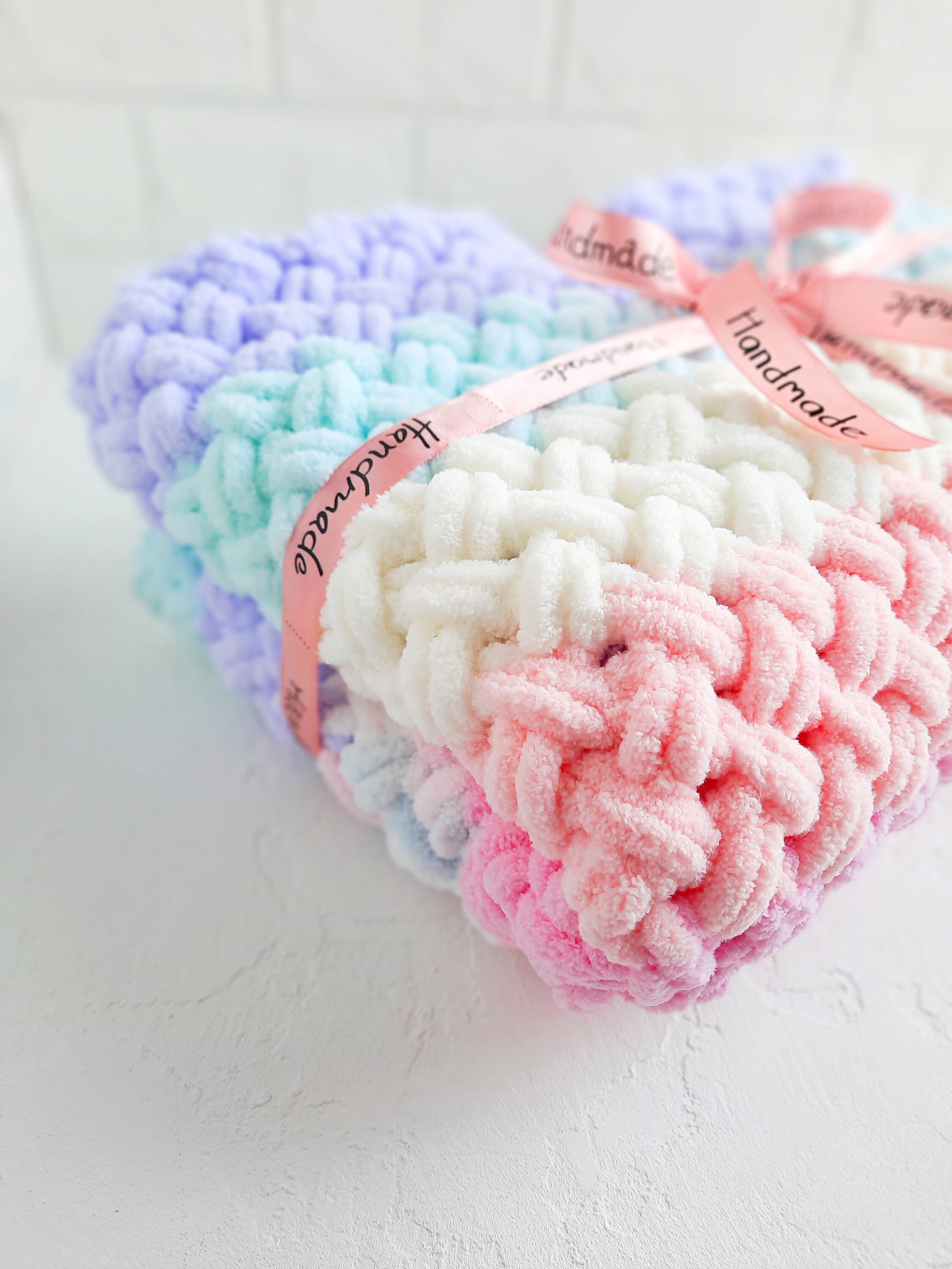Rainbow Baby Blanket, Unique Pregnancy Gift, Box for Mom to Be, Rainbow ...