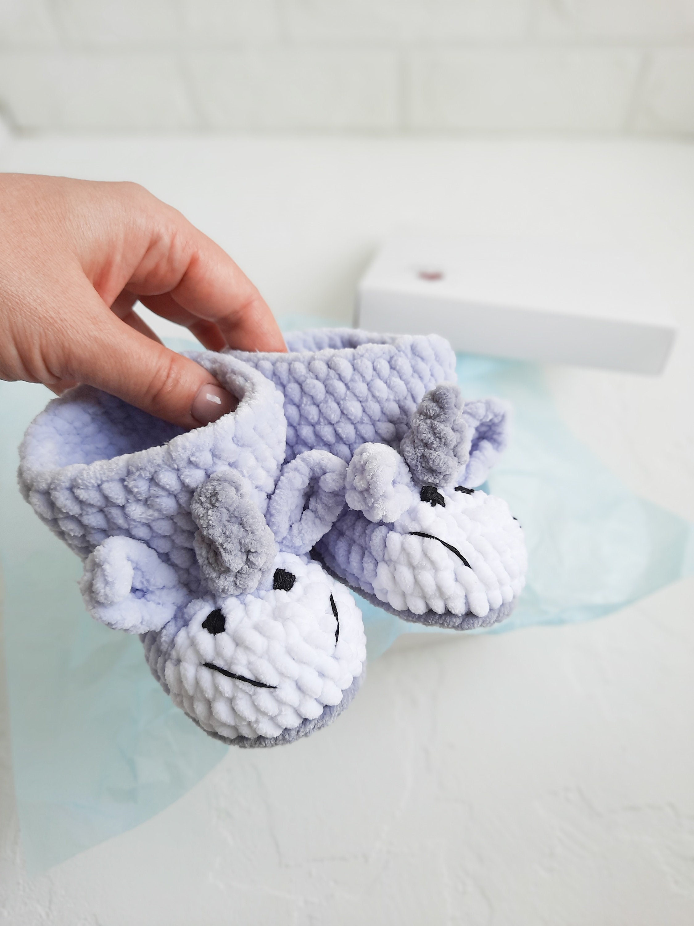 Crochet Animal Baby Booties