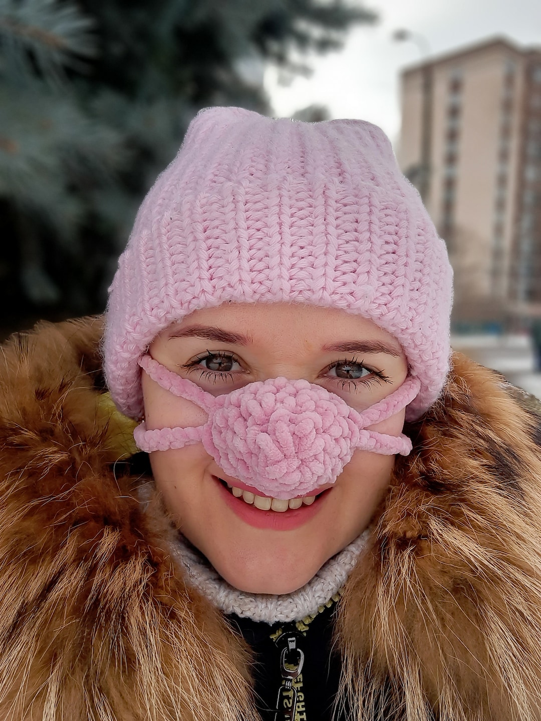 Nose Cover, Nose Warmer, Crochet Nose Hat, Nose Muff, Adult Nose Warmer ...