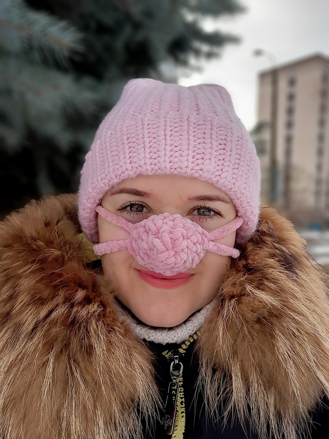 Nose Cover, Nose Warmer, Crochet Nose Hat, Nose Muff, Adult Nose Warmer ...