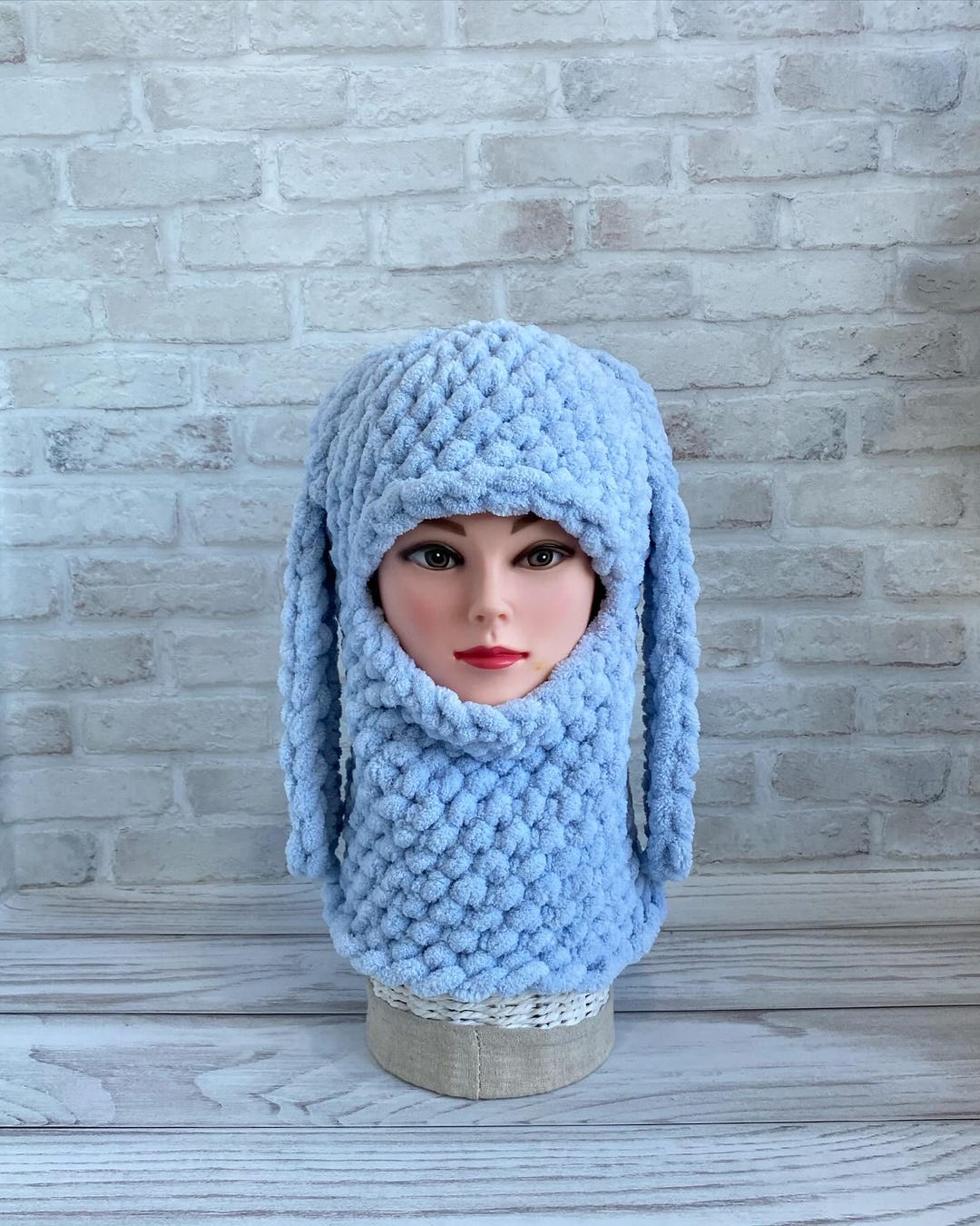 Balaclava Knit Bunny Custom Balaklava Adult Funny Winter Hat Ski Mask ...