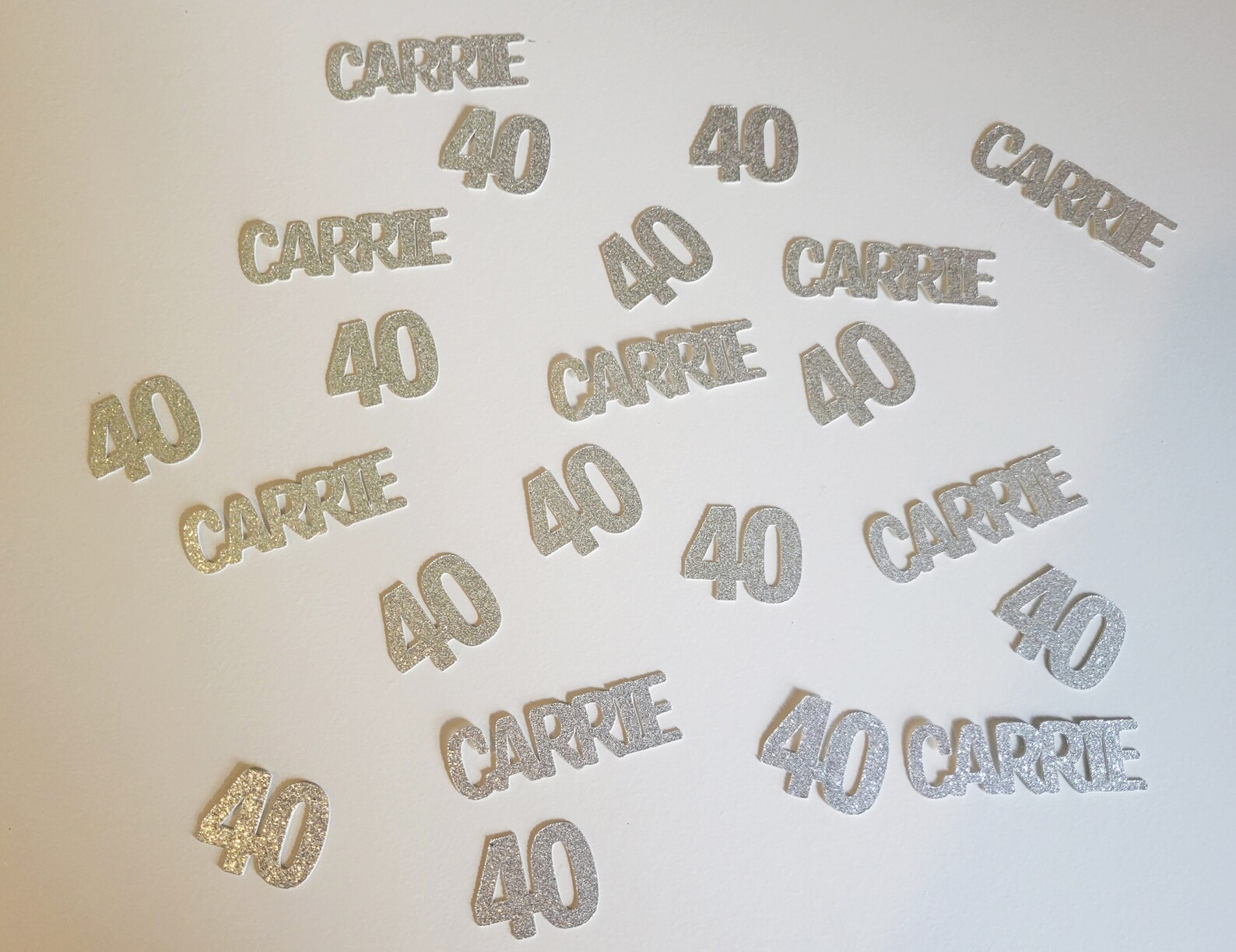 40th Birthday, 40th Birthday Decoration, 40th Birthday Confetti ...