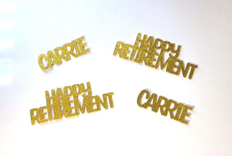 Retirement Confetti, Happy Retirement, Retirement Party, Retirement ...