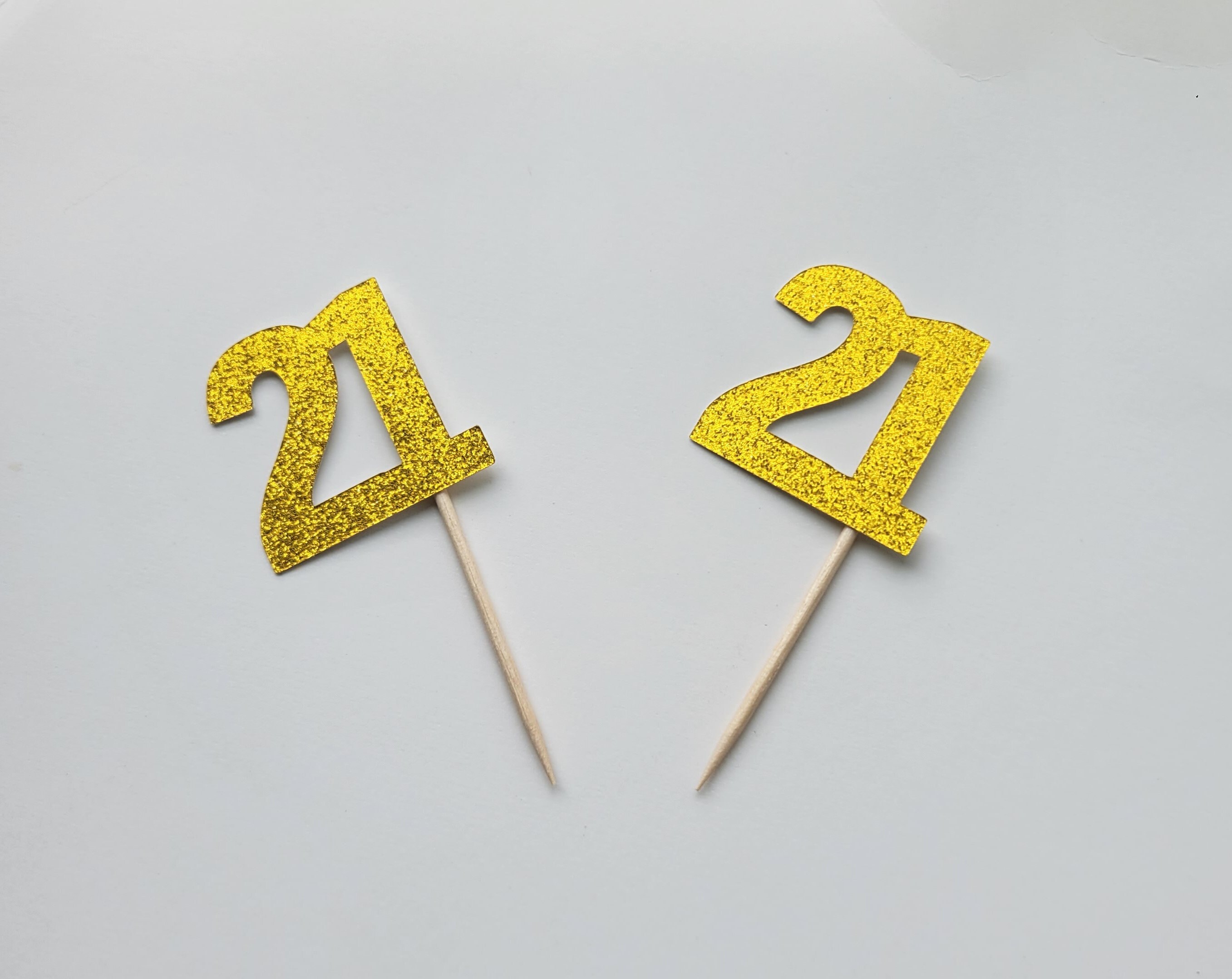 21st Birthday Cupcake Toppers, 21st Birthday Cupcake Topper, 21 Cupcake ...