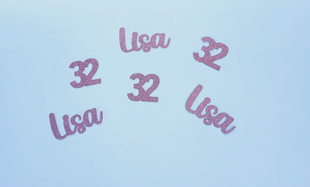 32nd Birthday, 32nd Birthday Decoration, 32nd Birthday Confetti, Rose ...