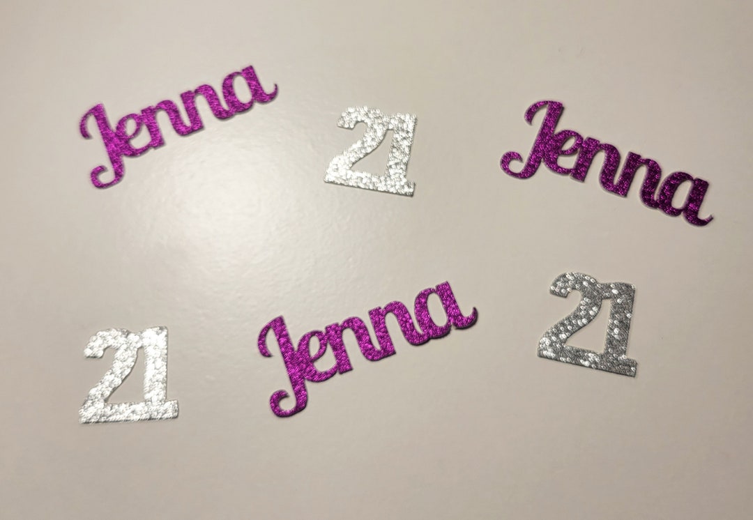 21st Birthday, 21st Birthday Decoration, 21st Birthday Confetti ...