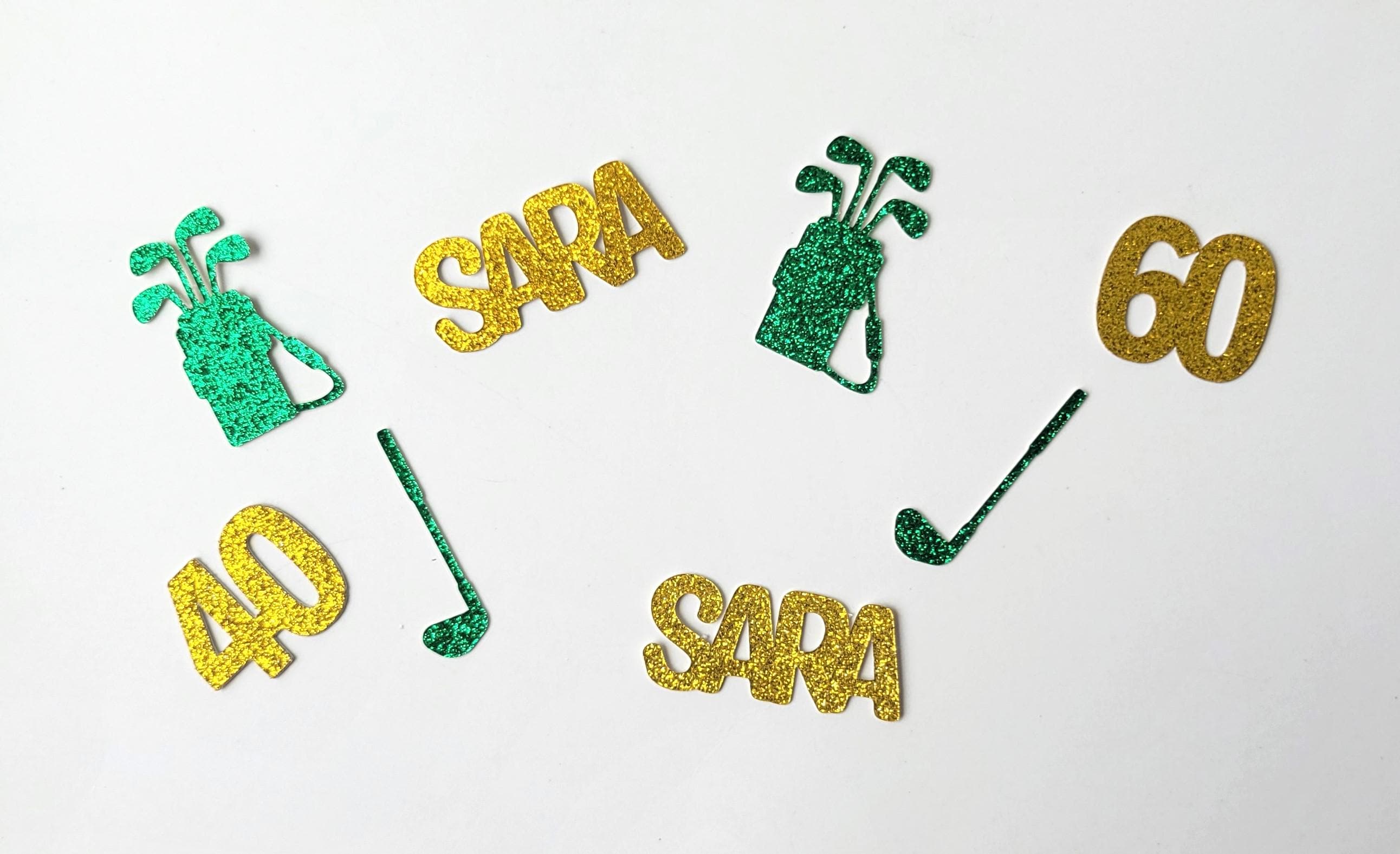 Golf Confetti, Golf Birthday Party, Golf Birthday, Birthday Confetti ...