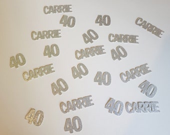 40th Birthday Party Personalized Confetti - Etsy