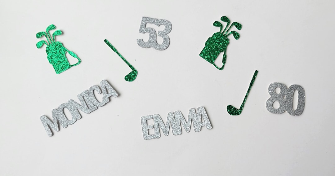 Golf Confetti, Golf Birthday Party, Golf Birthday, Birthday Confetti ...
