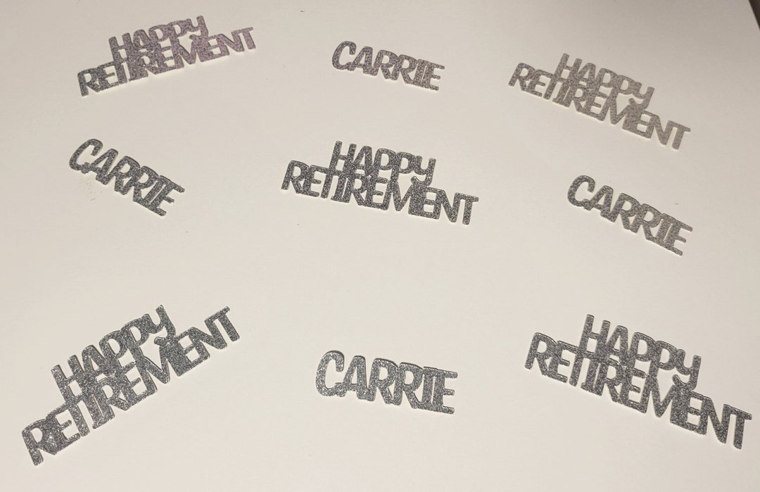 Retirement Confetti, Happy Retirement, Retirement Party, Retirement ...