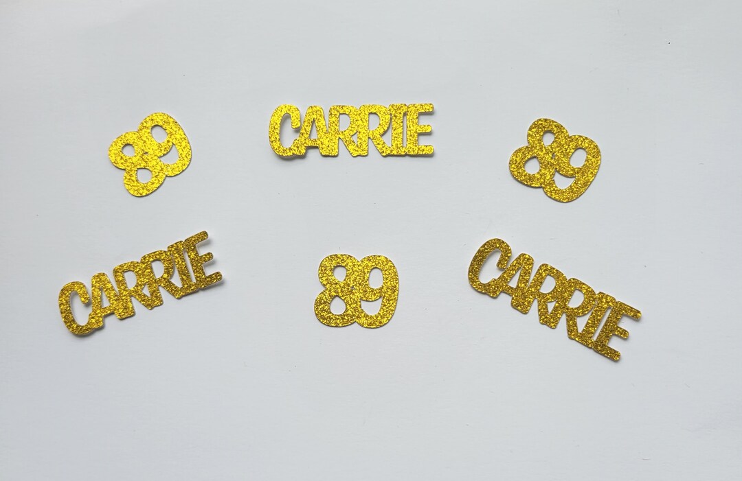 89th Birthday, 89th Birthday Decoration, 89th Birthday Confetti ...