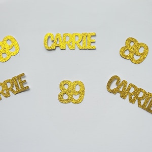 89th Birthday, 89th Birthday Decoration, 89th Birthday Confetti ...