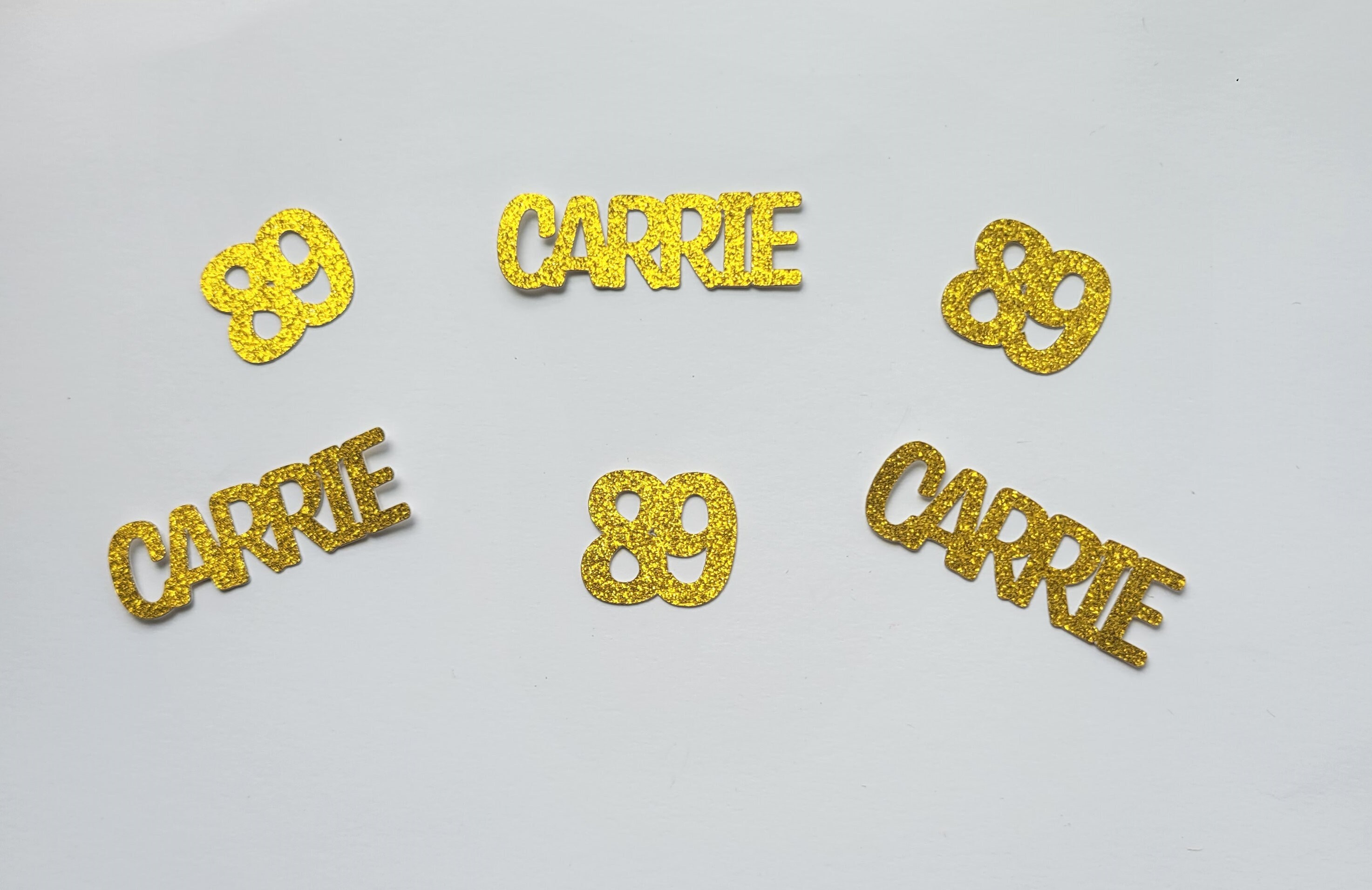 89th Birthday, 89th Birthday Decoration, 89th Birthday Confetti ...