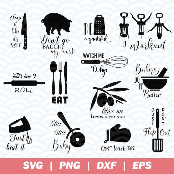 Kitchen Svg - Etsy