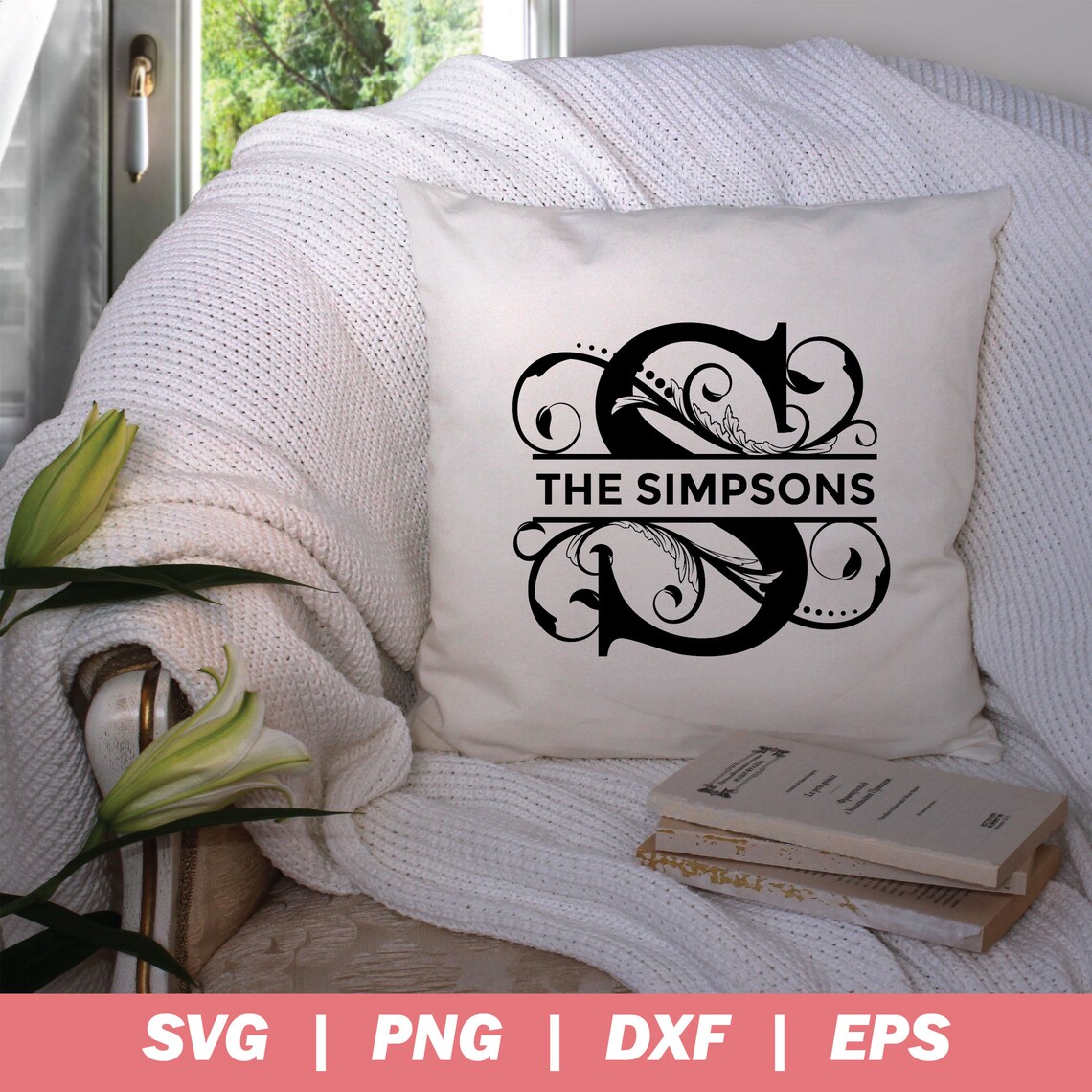 Split Monogram SVG, Split Letters Svg, Split Monogram Letters, Svg ...