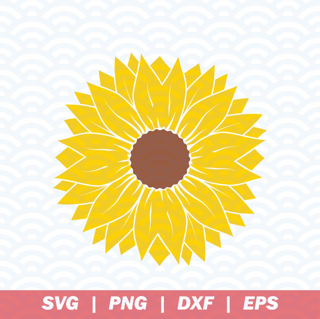Sunflower Svg, Sunflower Monogram Svg, SVG Files, Flower Monogram Svg ...