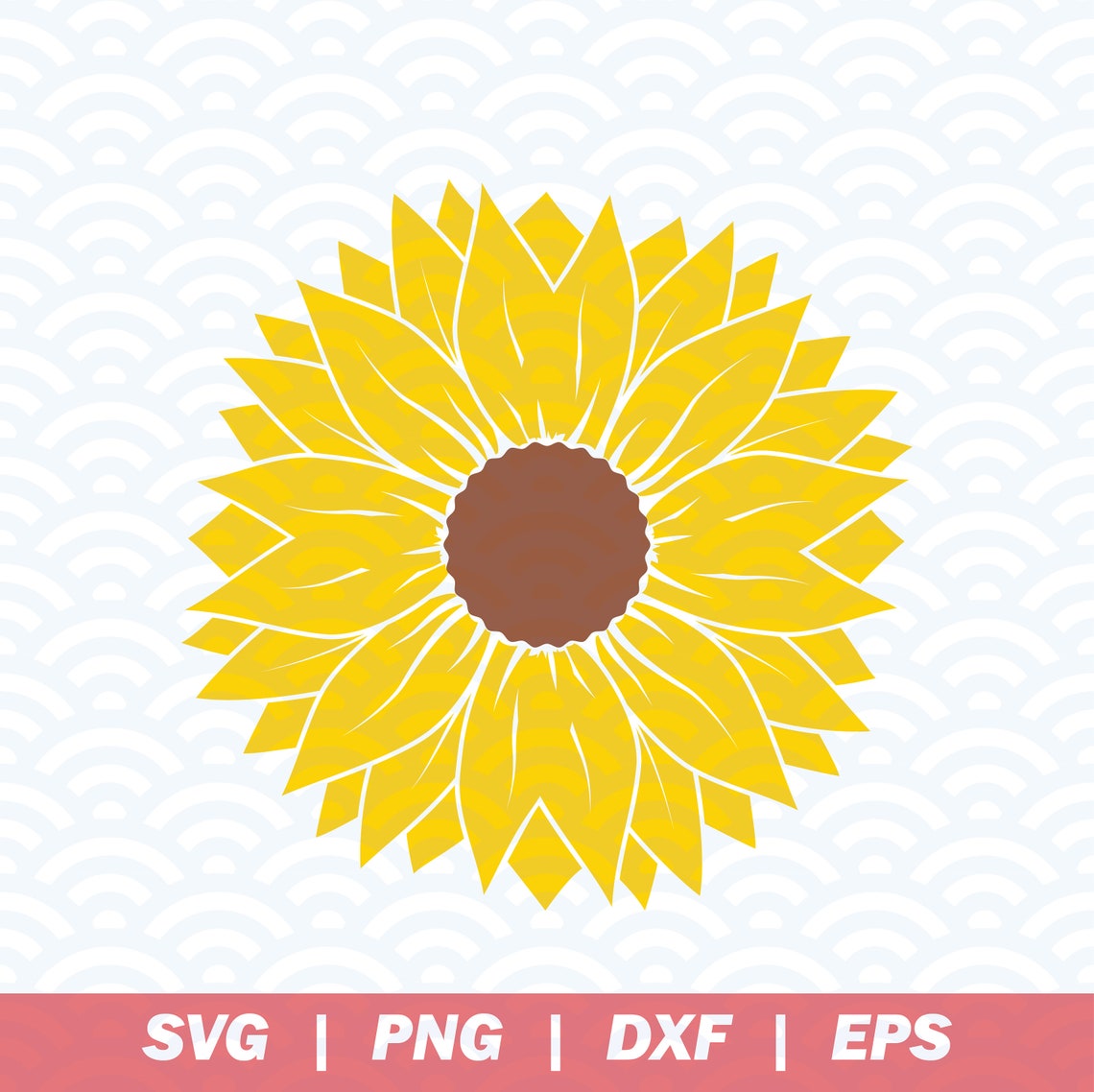 Sunflower Svg Sunflower Monogram Svg SVG Files Flower - Etsy
