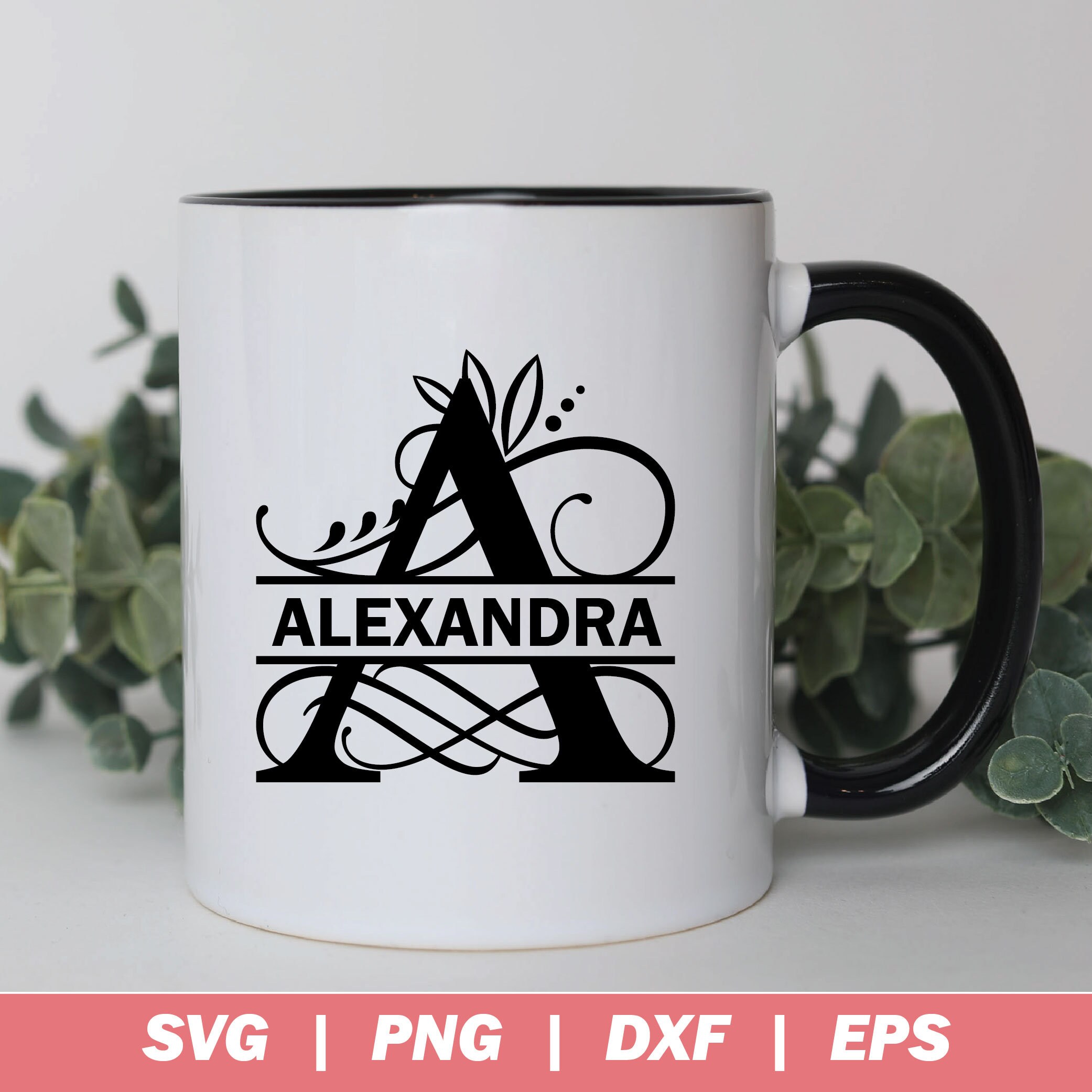 Split Alphabet SVG Letter Svg Split Monogram Letters Split - Etsy