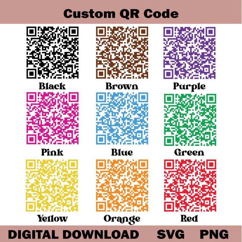 Custom QR Code Download, Link to Website, Social Media, Payment Link ...