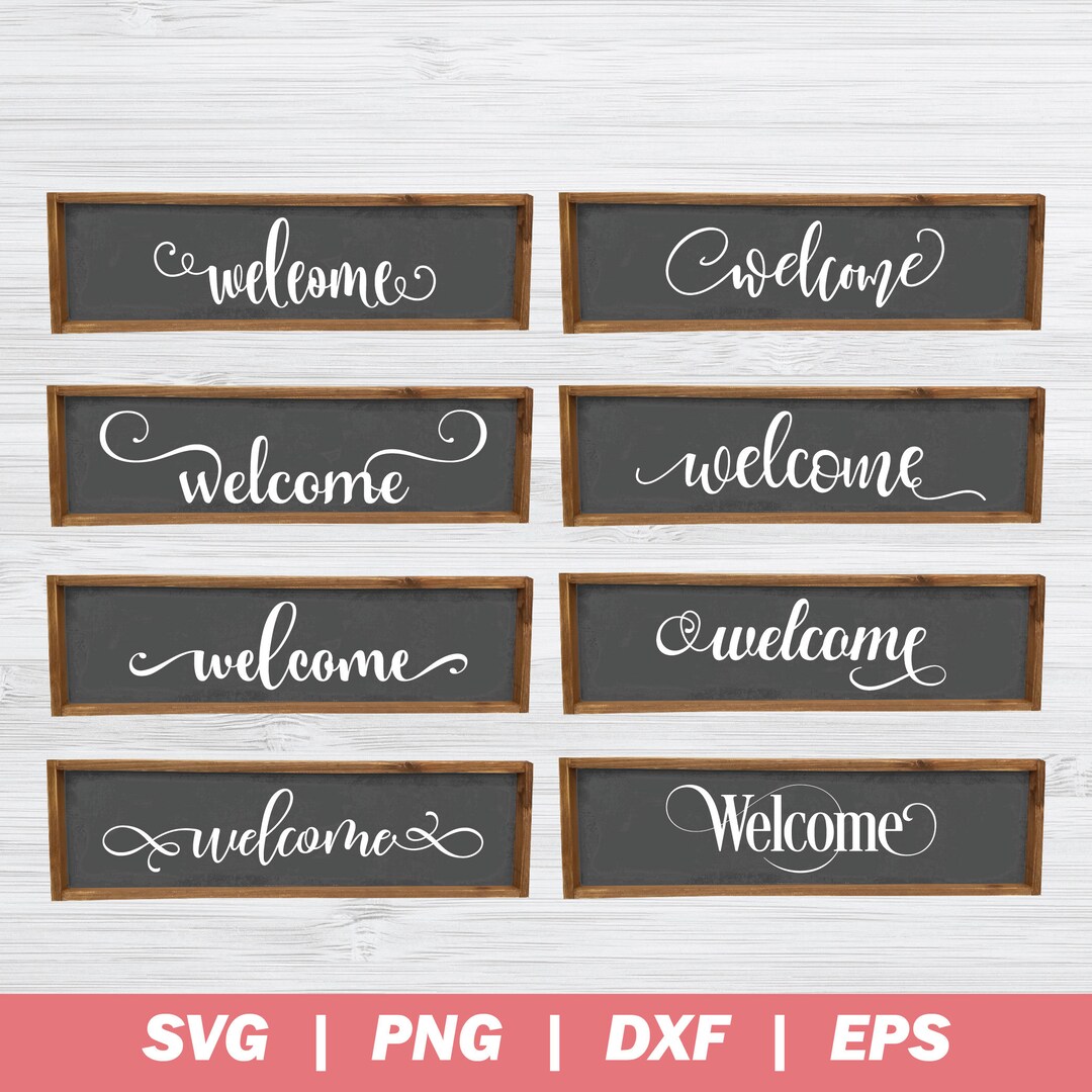 Welcome Sign Bundle SVG, Welcome Sign Svg, Wedding Sign Svg, Welcome ...