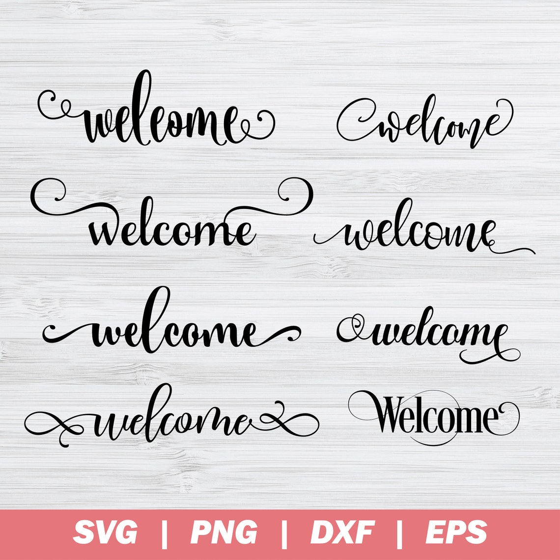 Welcome Sign Bundle SVG Welcome Sign Svg Wedding Sign Svg - Etsy