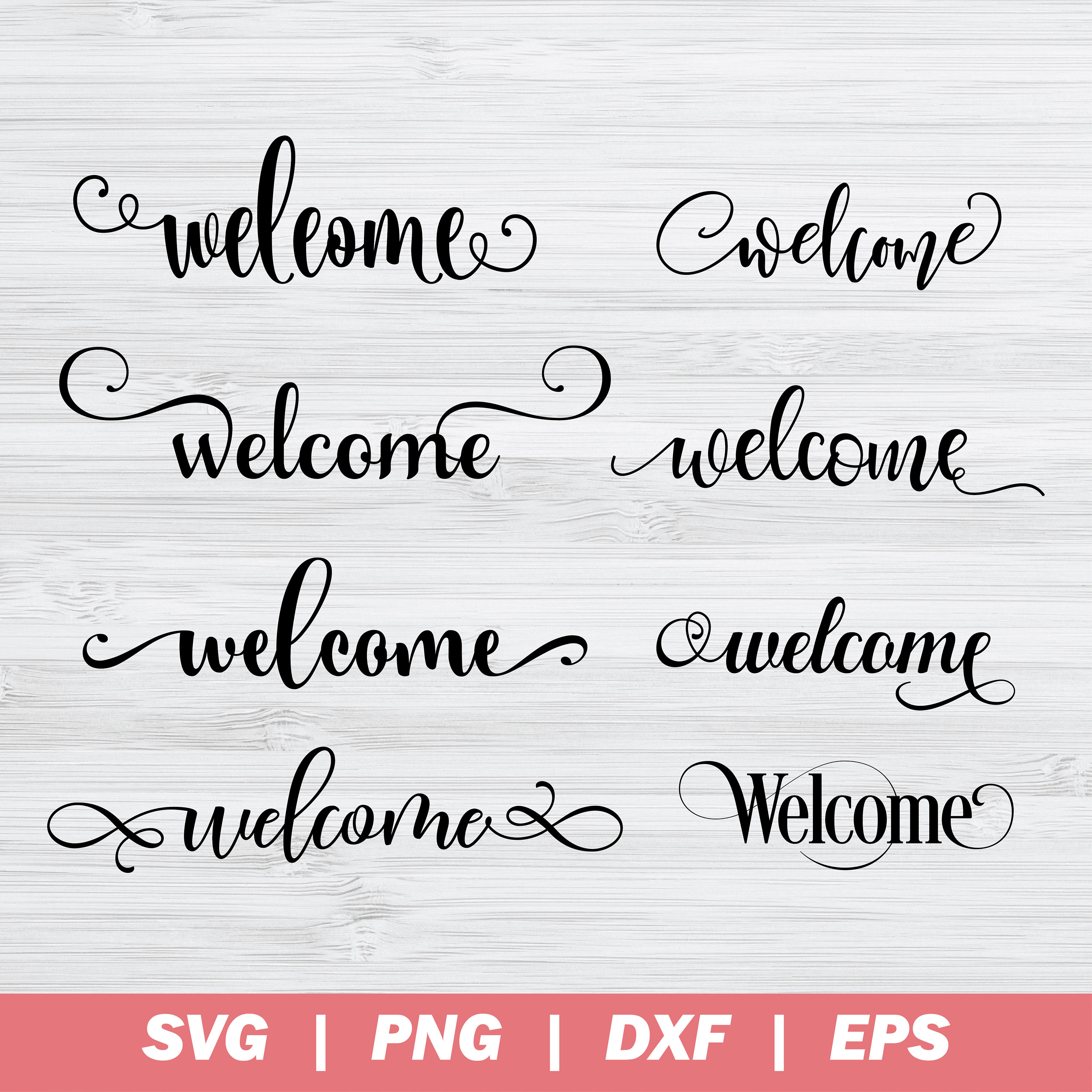 Welcome Sign Bundle SVG Welcome Sign Svg Wedding Sign Svg - Etsy