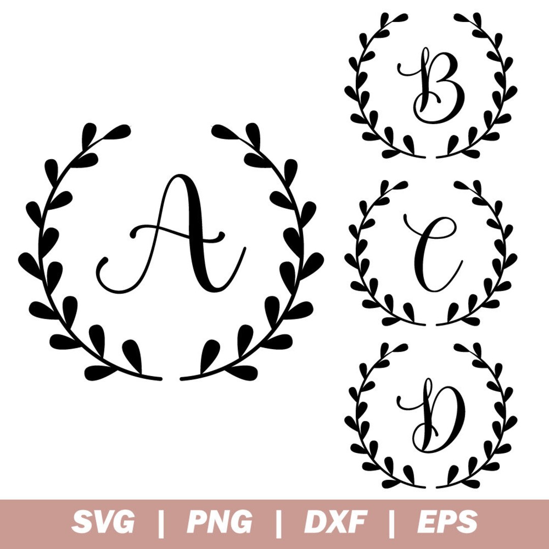 Split Monogram SVG, Letter Svg, Split Monogram Font, Split Alphabet Svg ...
