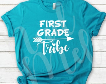 First Grade Tribe Svg - Etsy UK