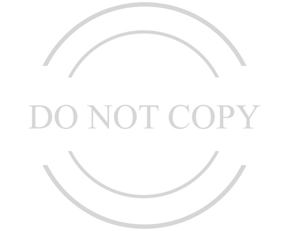 Do Not Copy Watermark Circle Transparent PNG Protect Your | Etsy