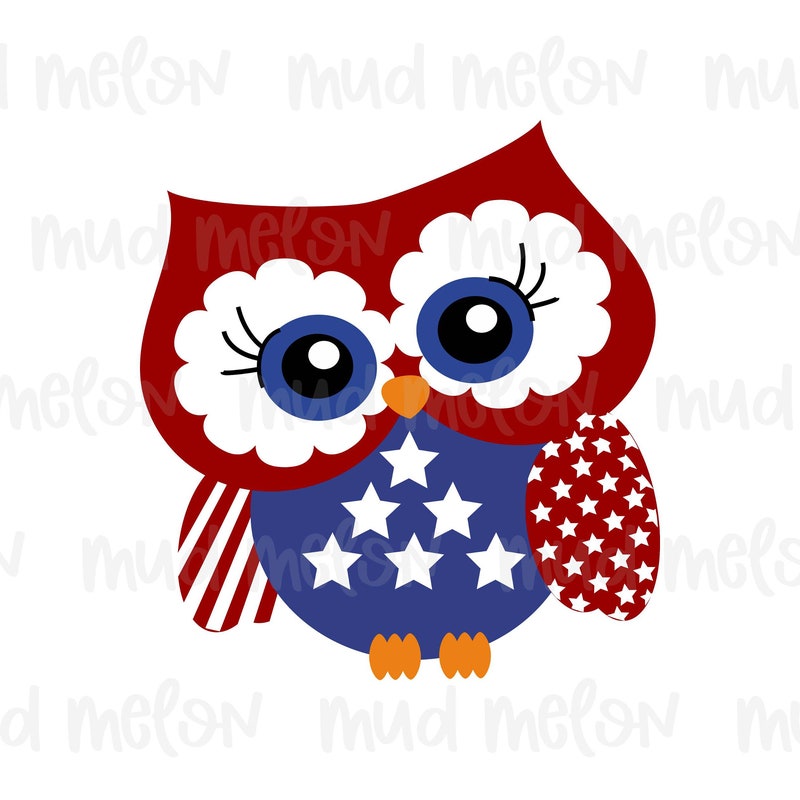 Patriotic Owl - Etsy