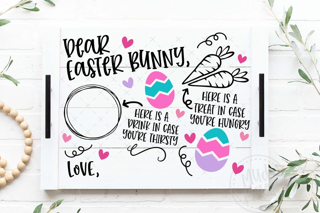 Easter Svg Eps Png Cut File - Easter Tray SVG Design - Easter Printable ...
