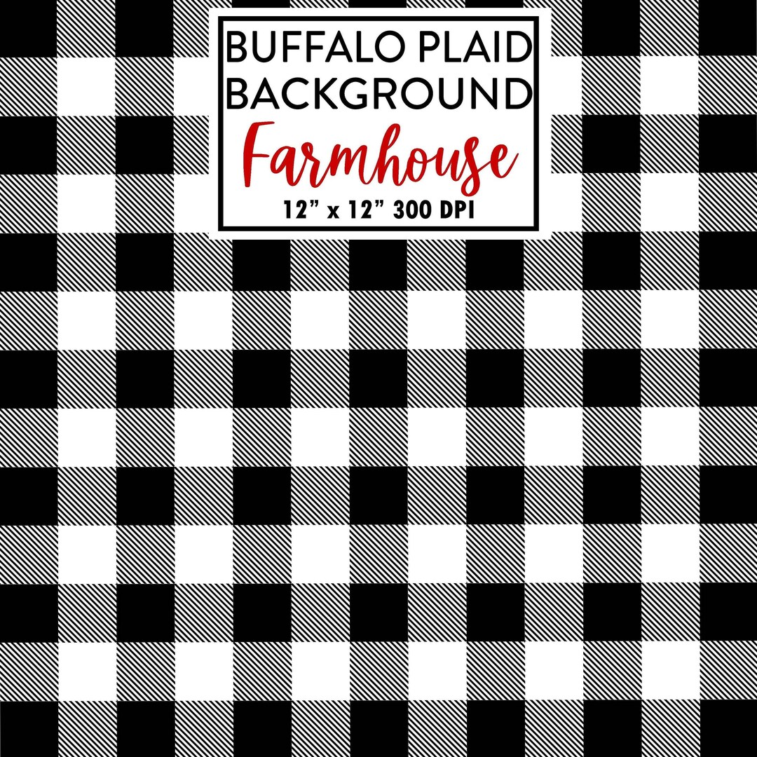 Buffalo Plaid Mockup Background - Scrapbooking Digital Paper for ...
