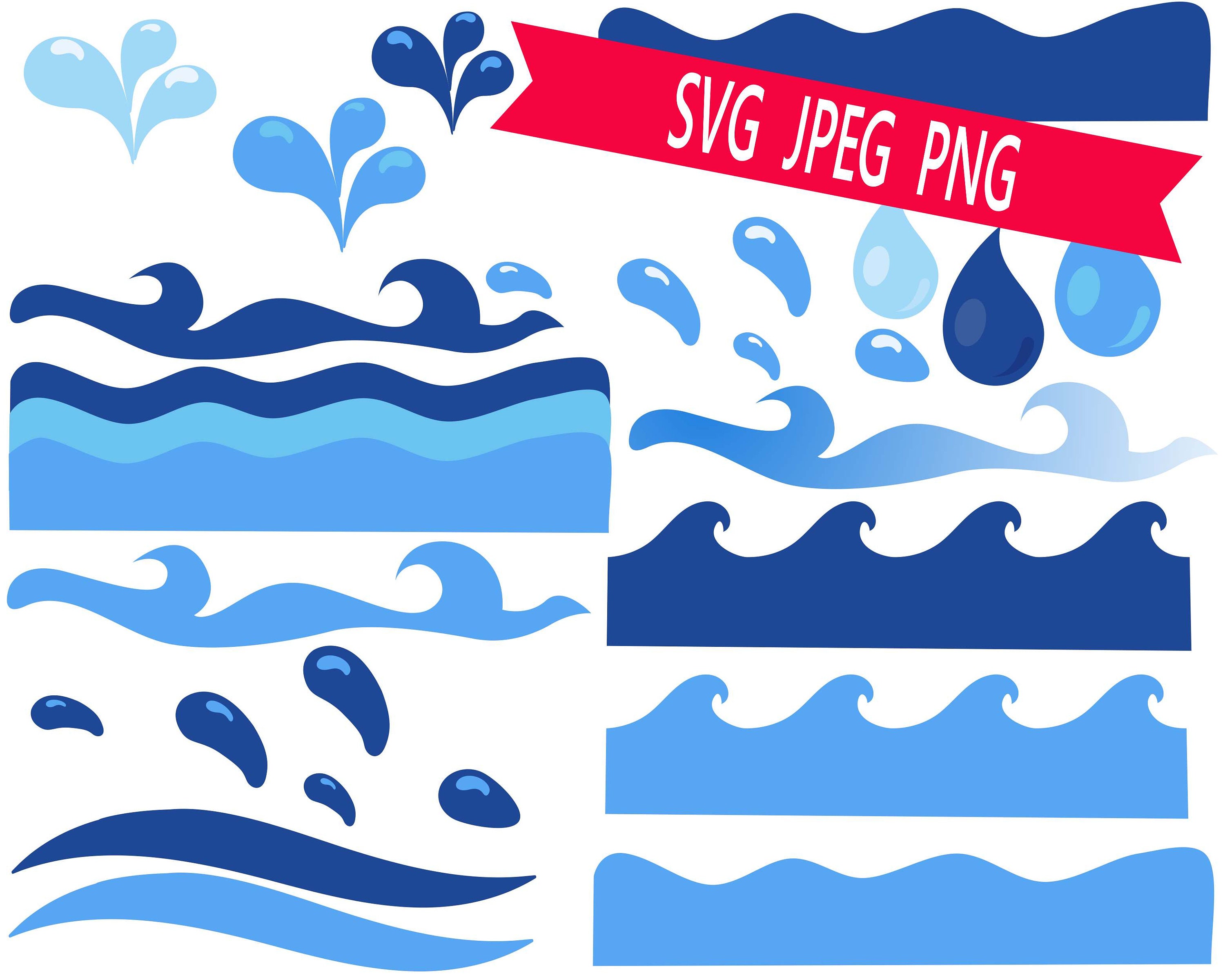 Clip Art Water Waves