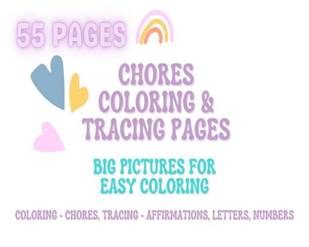 Chore Coloring Pages