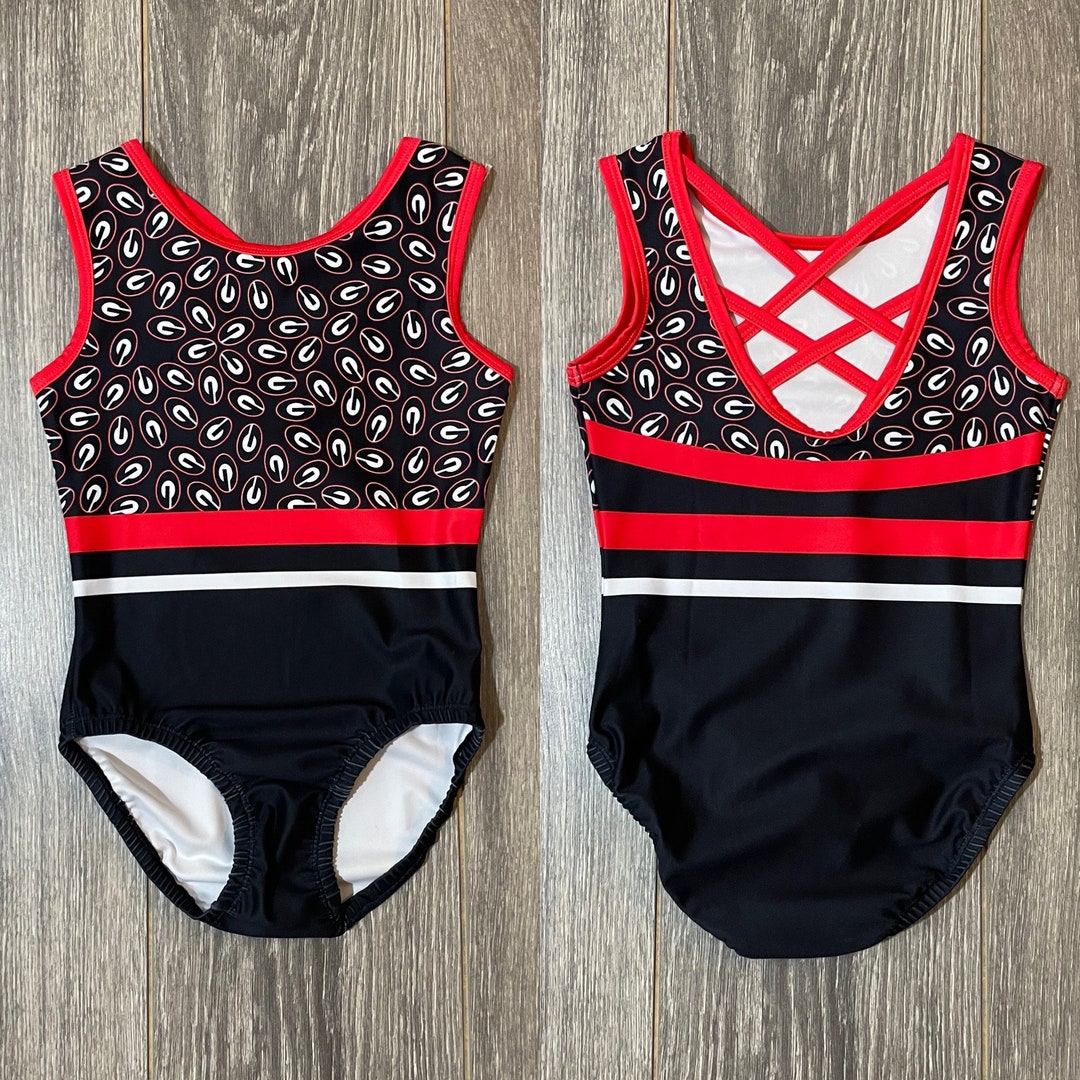 NEW Custom University of Georgia Gymdawgs Bulldogs Strappy Backs Soft ...