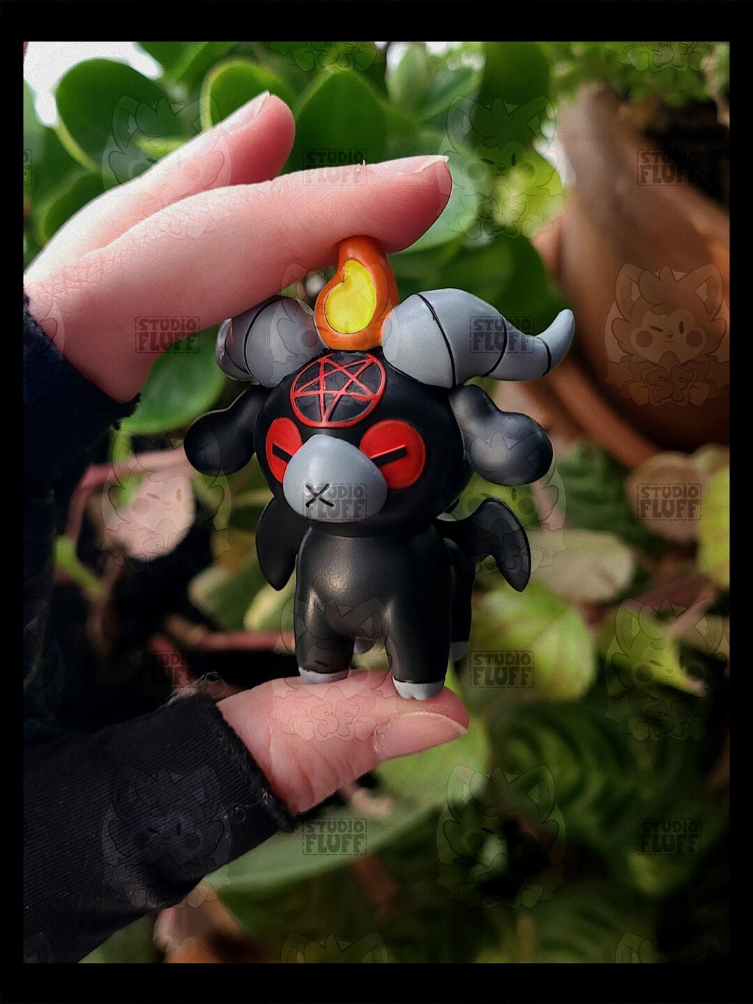 Baphopets Babylon the Baphomet Resin Figure READY TO SHIP - Etsy