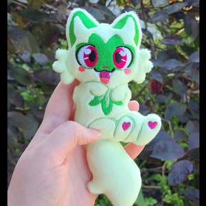 Sprigatito Keychain Plush Handmade READY TO SHIP - Etsy