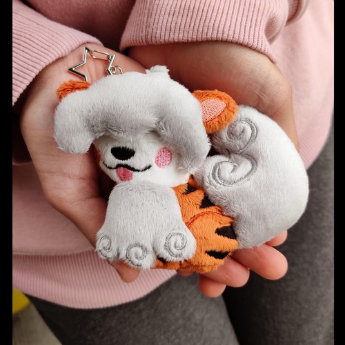 Hisuian Typhlosion Keychain Plush Handmade - Etsy