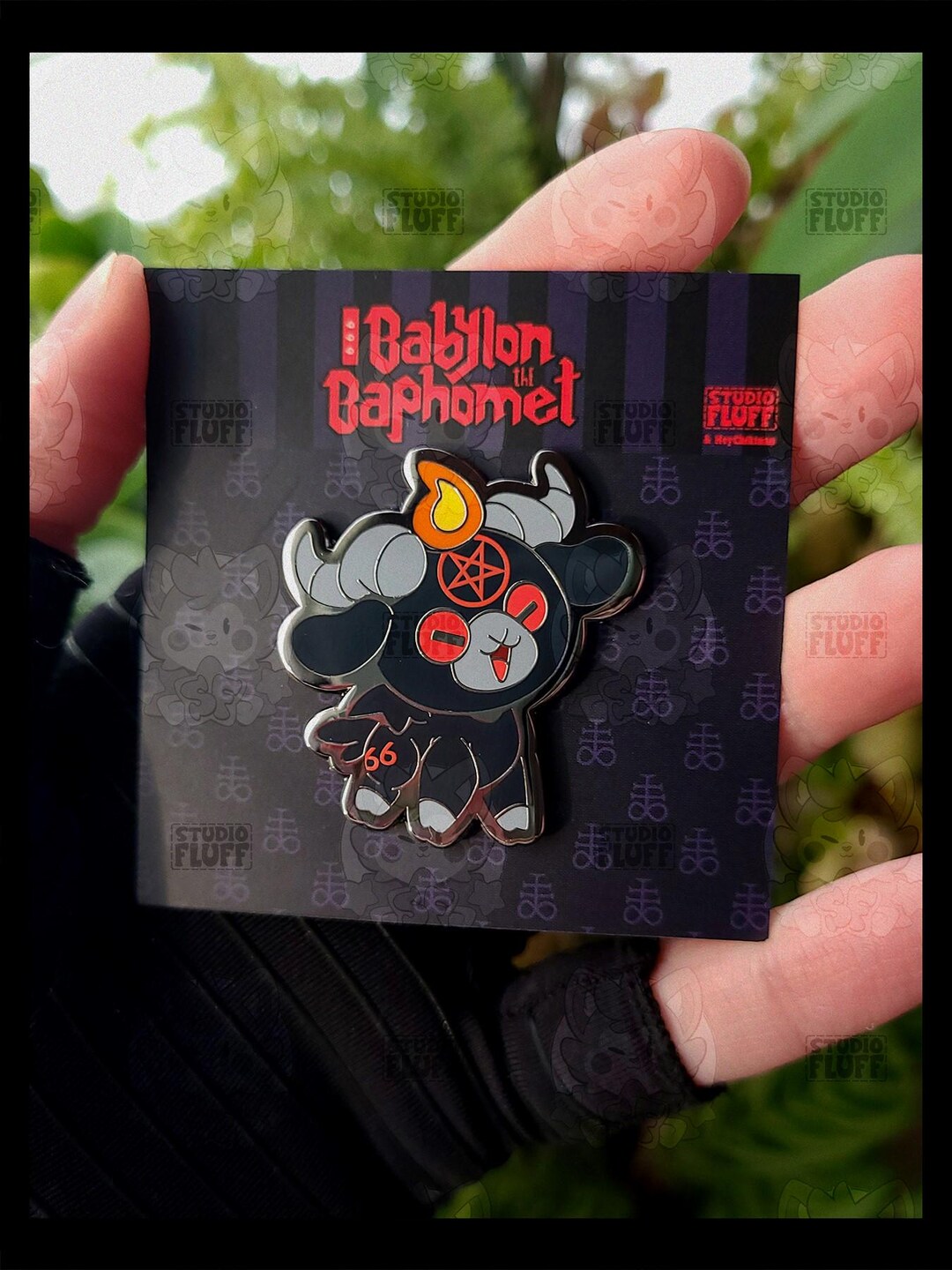Baphopets Babylon the Baphomet Enamel Pins READY TO SHIP - Etsy